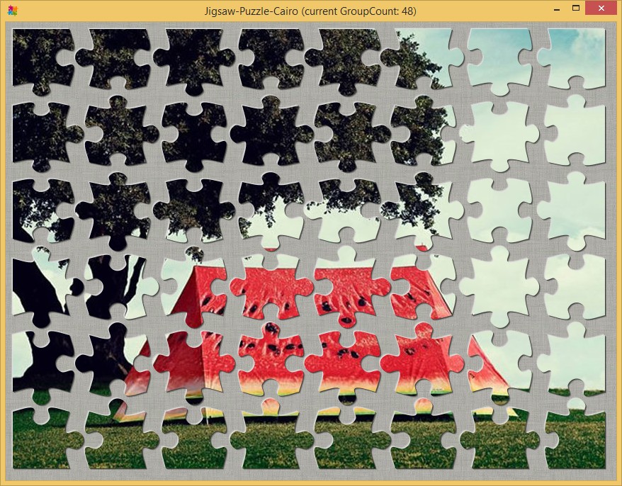 VB6 JigsawPuzzle using Cairo-Paths-VBForums