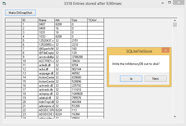 Different approaches to create a snapshot file of a folder tree-VBForums